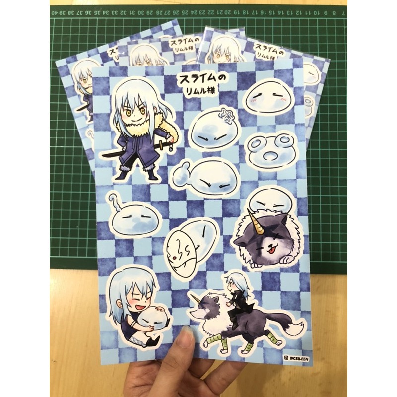 Jual Rimuru Tempest Sticker sheet That Time I got Reincarnated as a ...