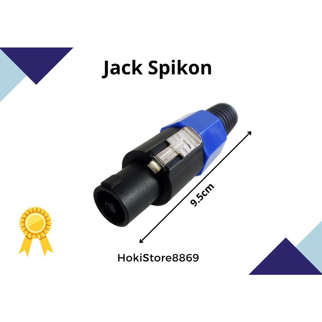Jual JACK SPIKON SOKET SPIKON / SPIKON SATU SET JACK AUDIO ( JACK ...