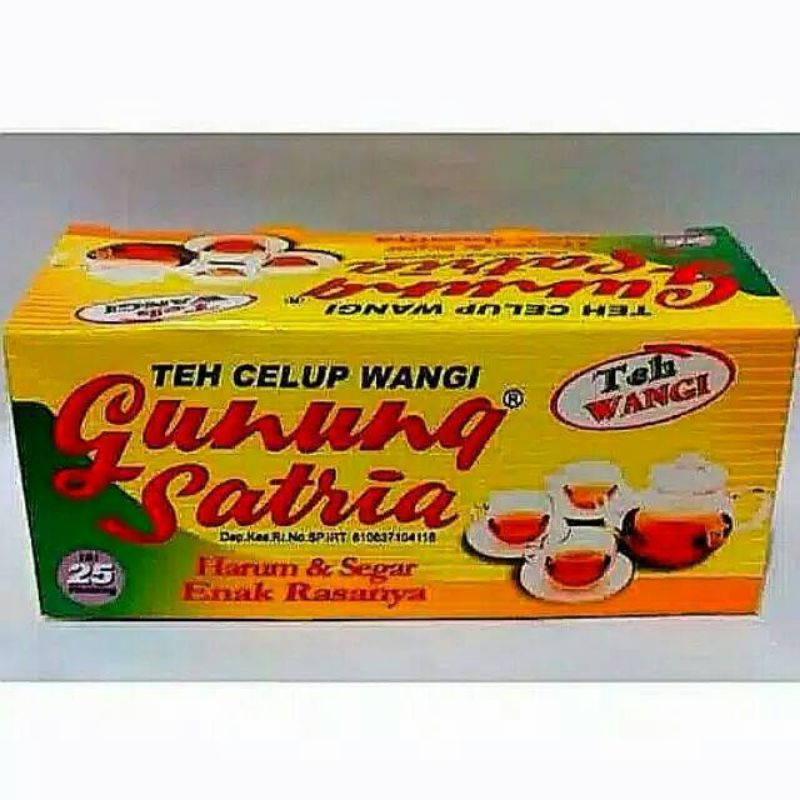 Jual Teh Gunung Satria isi 25 kantong | Shopee Indonesia