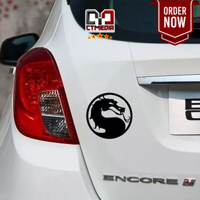 Jual Sticker Cutting Naga Logo MORTAL COMBAT 15CM | Shopee Indonesia