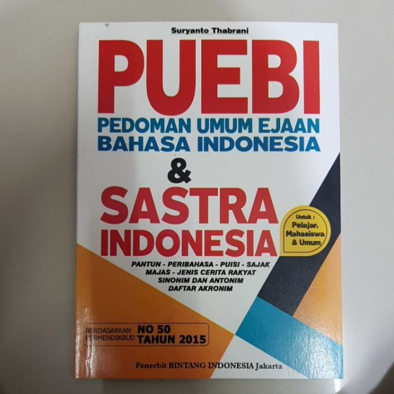 Jual Buku PUEBI Pedoman Umum Ejaan Bahasa Indonesia | Shopee Indonesia