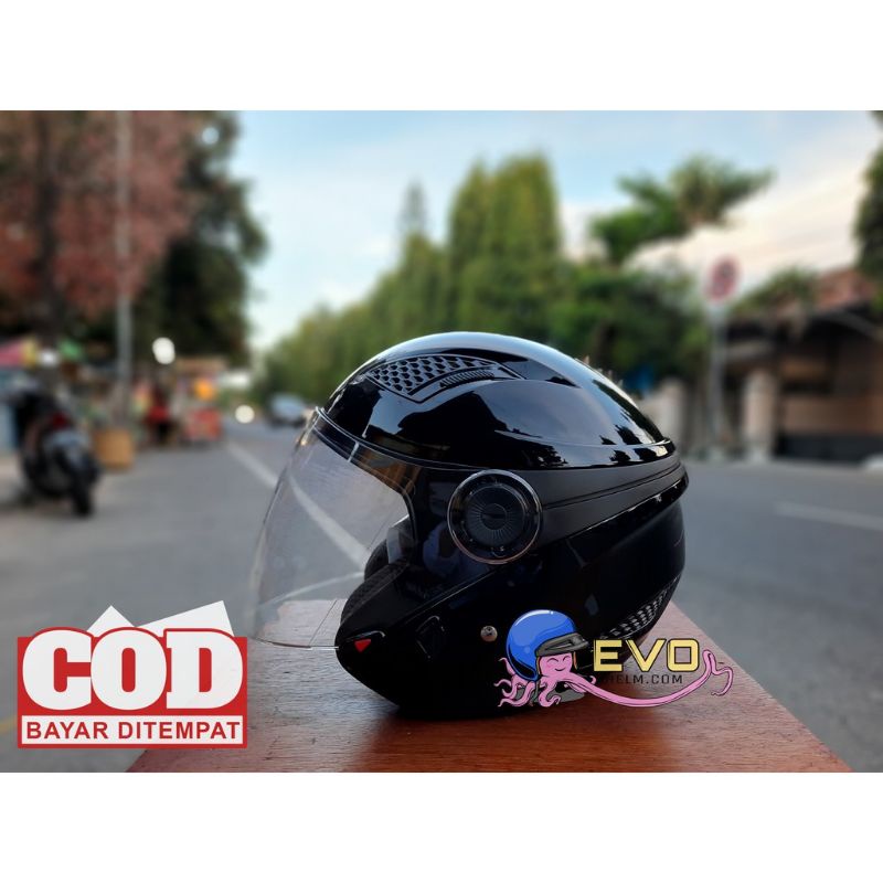 Jual HELM ZEUS 610 HALF FACE ZS610 SOLID - WARNA LENGKAP HELM ZEUS HALF ...