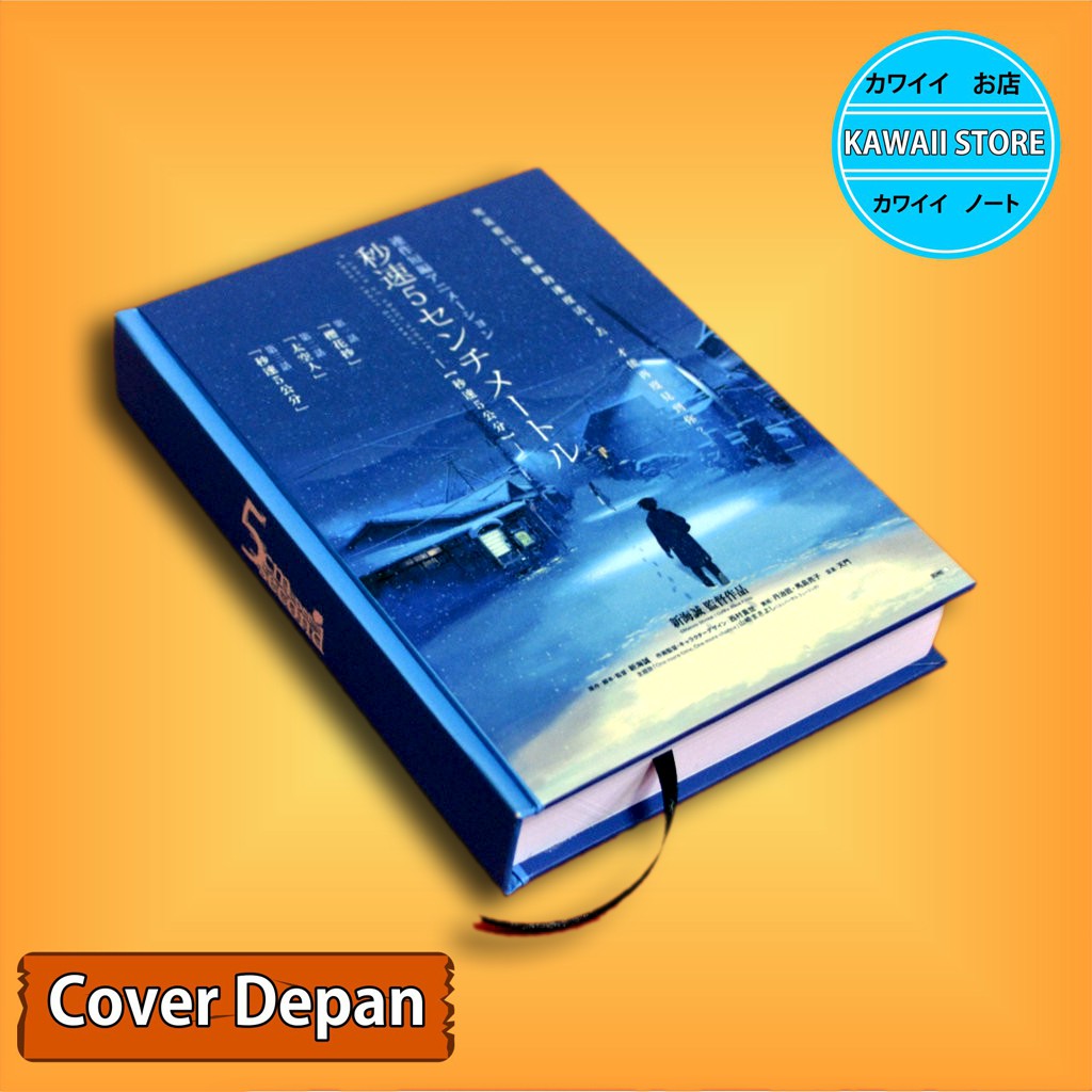Jual Notebook / Pocket book Hard Cover Anime 5CM BLUE uk A5 & A6 ...