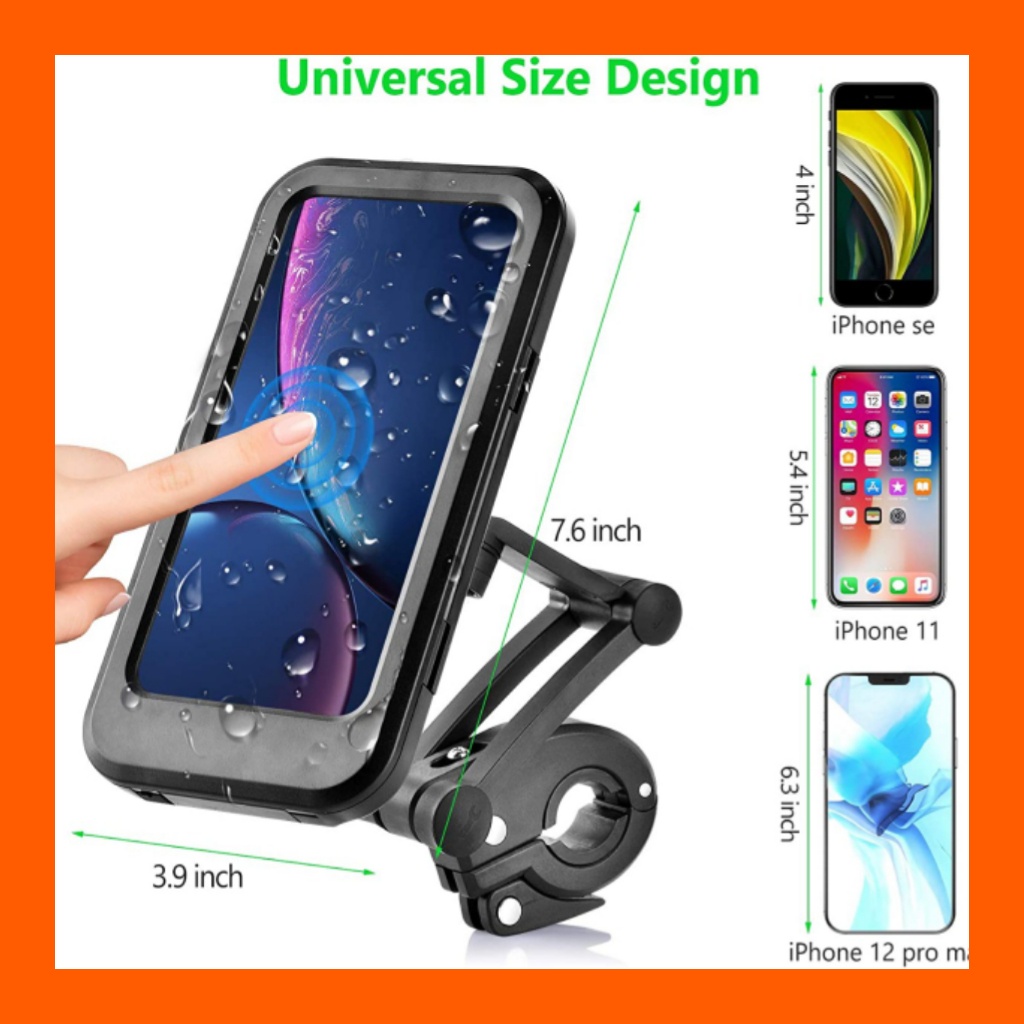 Jual HOLDER SEPEDA / MOTOR WATERPROOF DUDUKAN HANDPHONE | Shopee Indonesia
