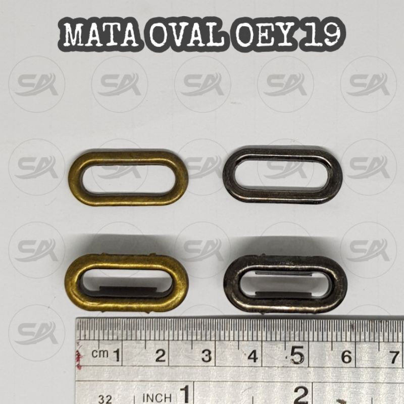 Jual EYELET MATA RING OVAL OEY 19 AF (BKS | 100 pc) | Shopee Indonesia