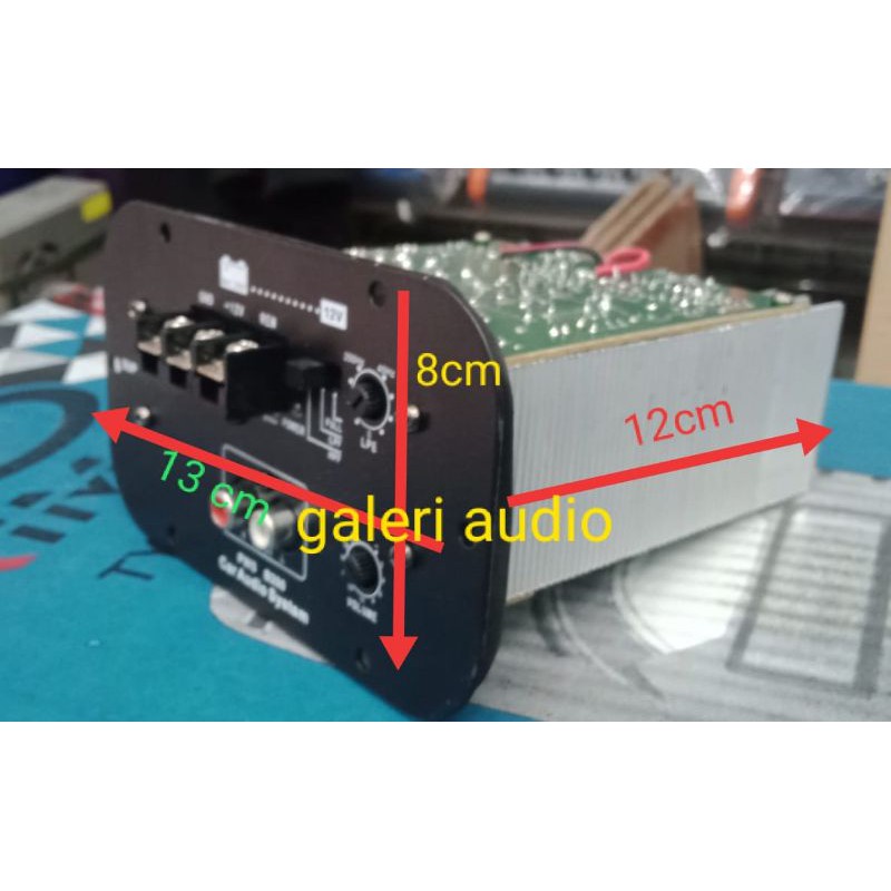 Jual kit Basstube modul subwofer 12 volt 450W tenaga kuat | Shopee ...