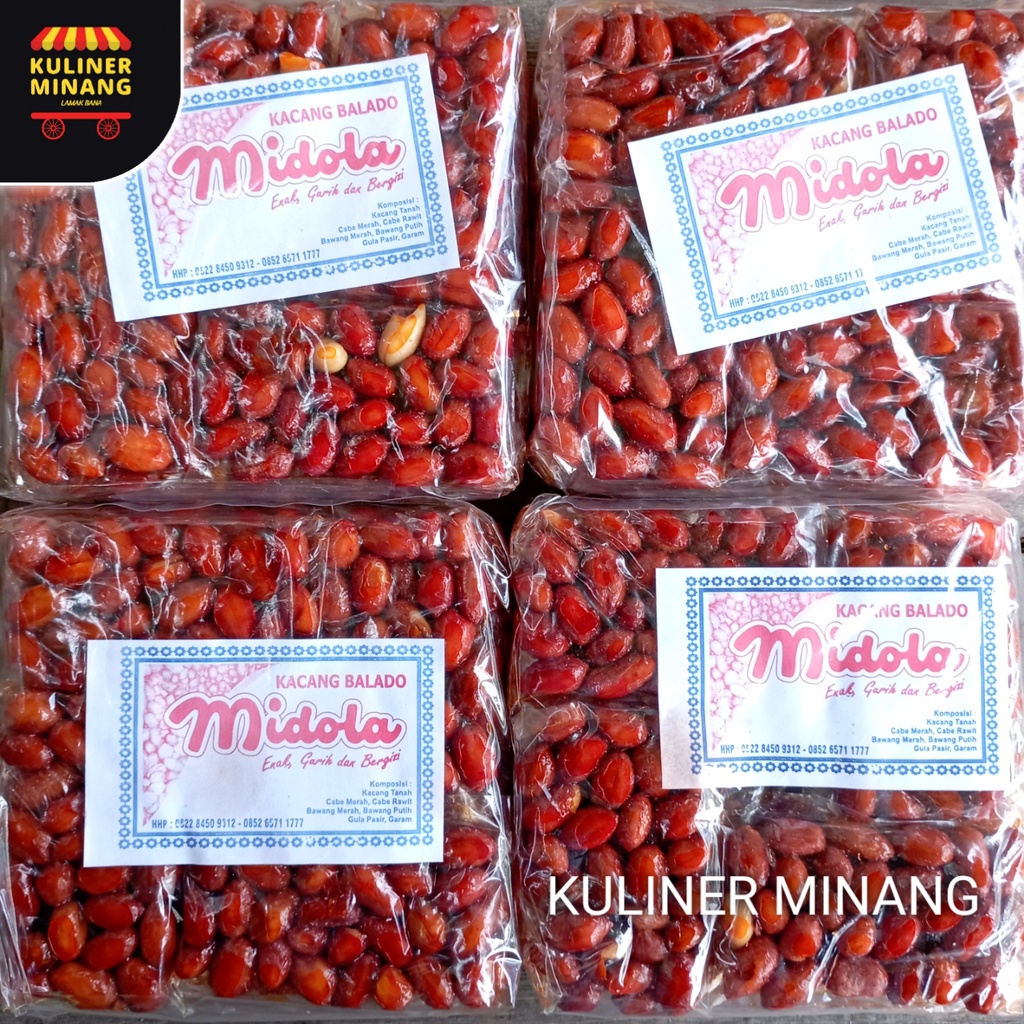 Jual Kacang Balado pedas manis isi 12pc Oleh Oleh Cemilan Payakumbuh ...