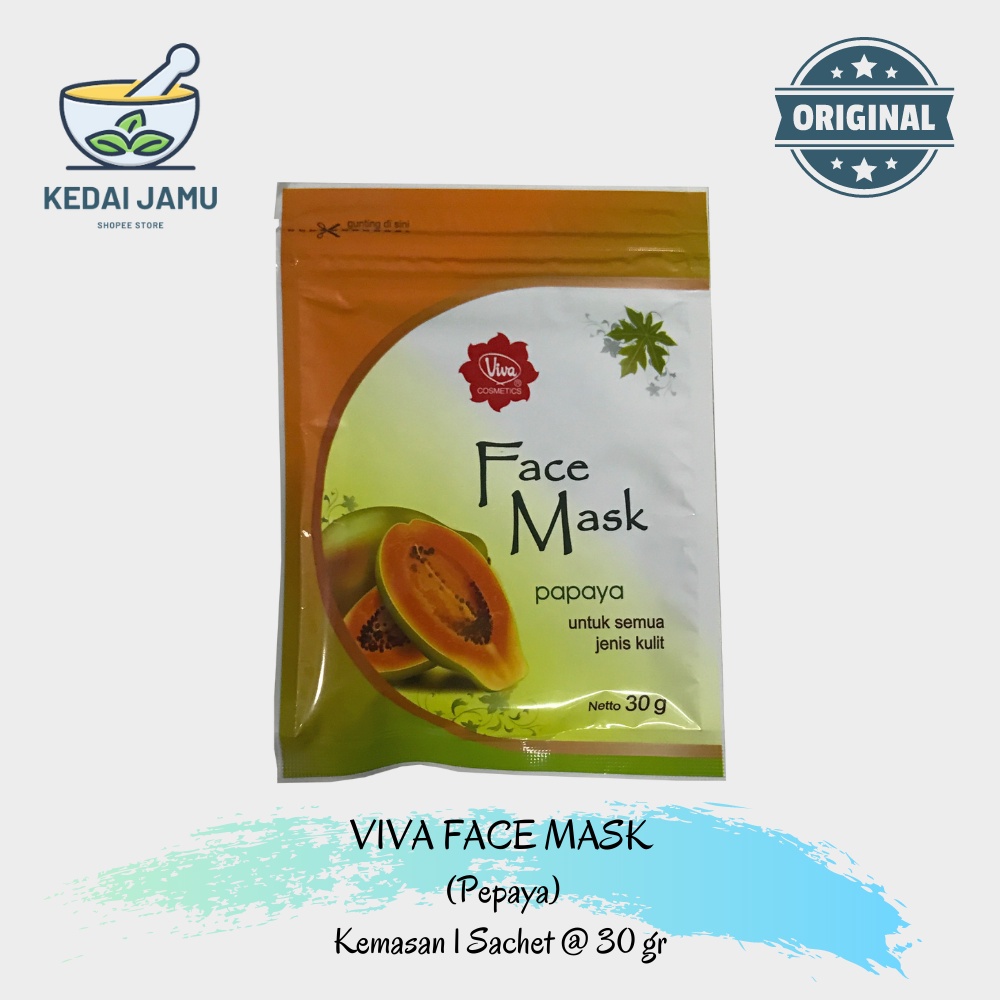 Jual Viva Face Mask 30g ALL VARIANT | Masker Wajah VIVA | Shopee Indonesia