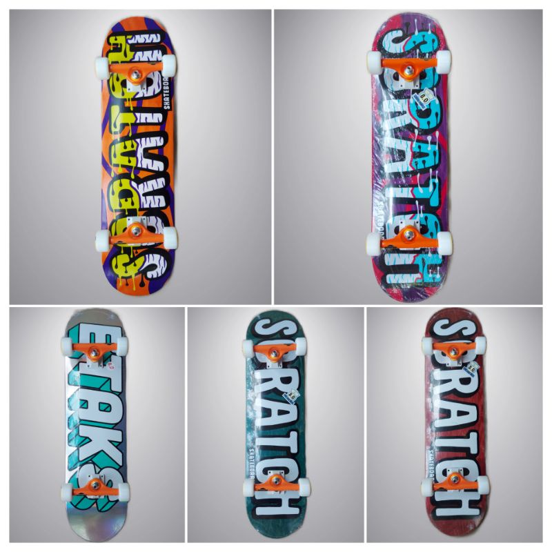 Jual Fullset Skateboard Scratch | Shopee Indonesia