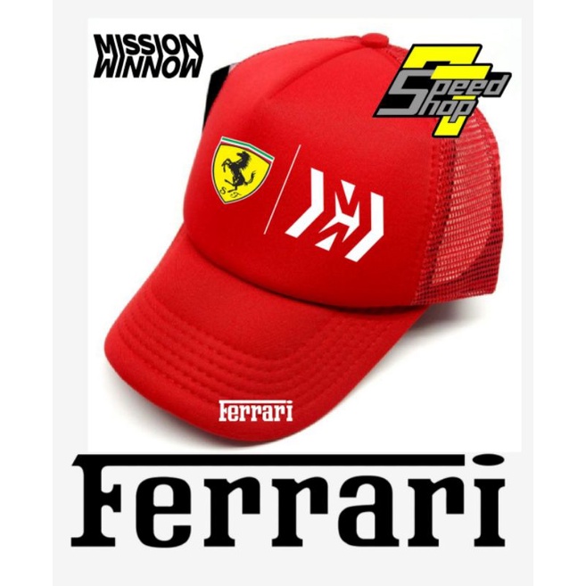 Jual Topi/Topi pria/Topi jaring/Topi Racing Ferarri F1 | Shopee Indonesia