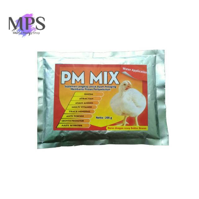 Jual PM Mix wa-Premix Water Aplication Ayam Broiler Pedaging | Shopee ...