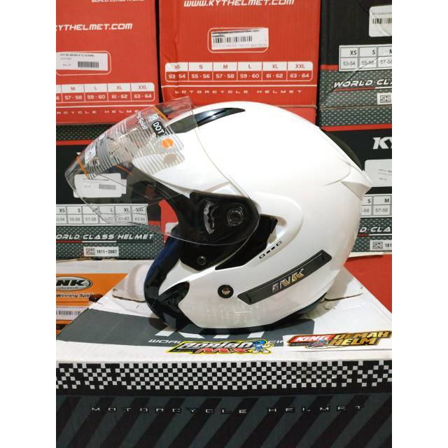 Jual HELM INK METRO 2 SOLID WHITE 2 VISOR HELM HALF FACE INK METRO 2 ...