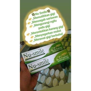 Jual Nu Smile Odol Herbal Ampuh Sembuhkan Sakit Gigi Sariawan Bau Mulut ...