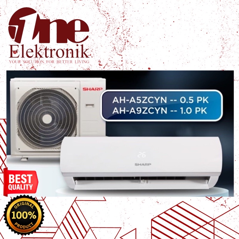 Jual AC SHARP 1PK LOW WATT 09 ZCY TURBO COOL SERIES | Shopee Indonesia
