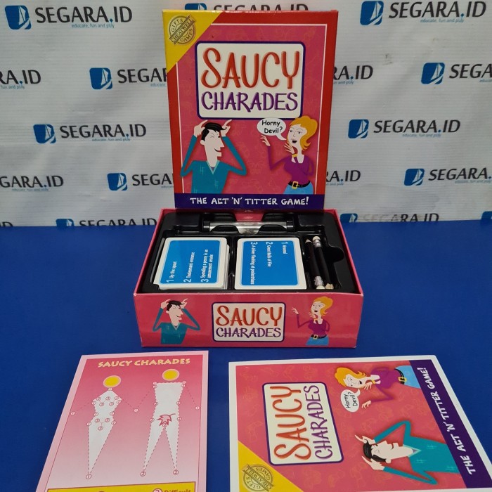 Jual Board Game - Saucy Charades The Act and Titter Games | Shopee ...