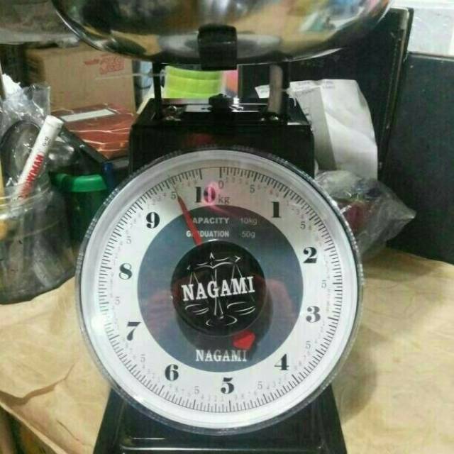 Jual NAGAMI TIMBANGAN DUDUK ANALOG JARUM 10 KG | Shopee Indonesia