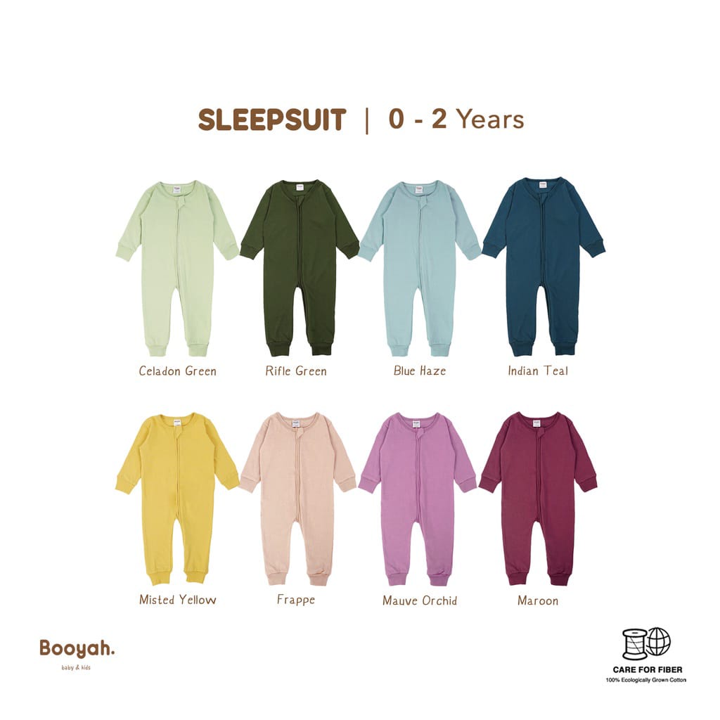 Jual Booyah Baby Kids Piyama Anak Sleepsuit Earth Colors 0 sd 1 tahun ...