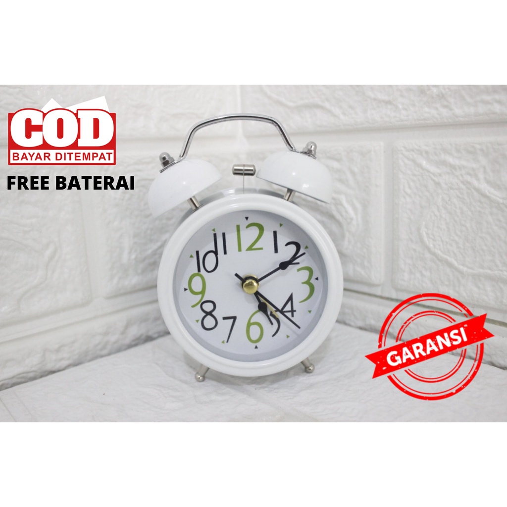 Jual JAM BEKER / WEKER KRING BESI WARNA- 6025 diameter 7,4cm | Shopee ...