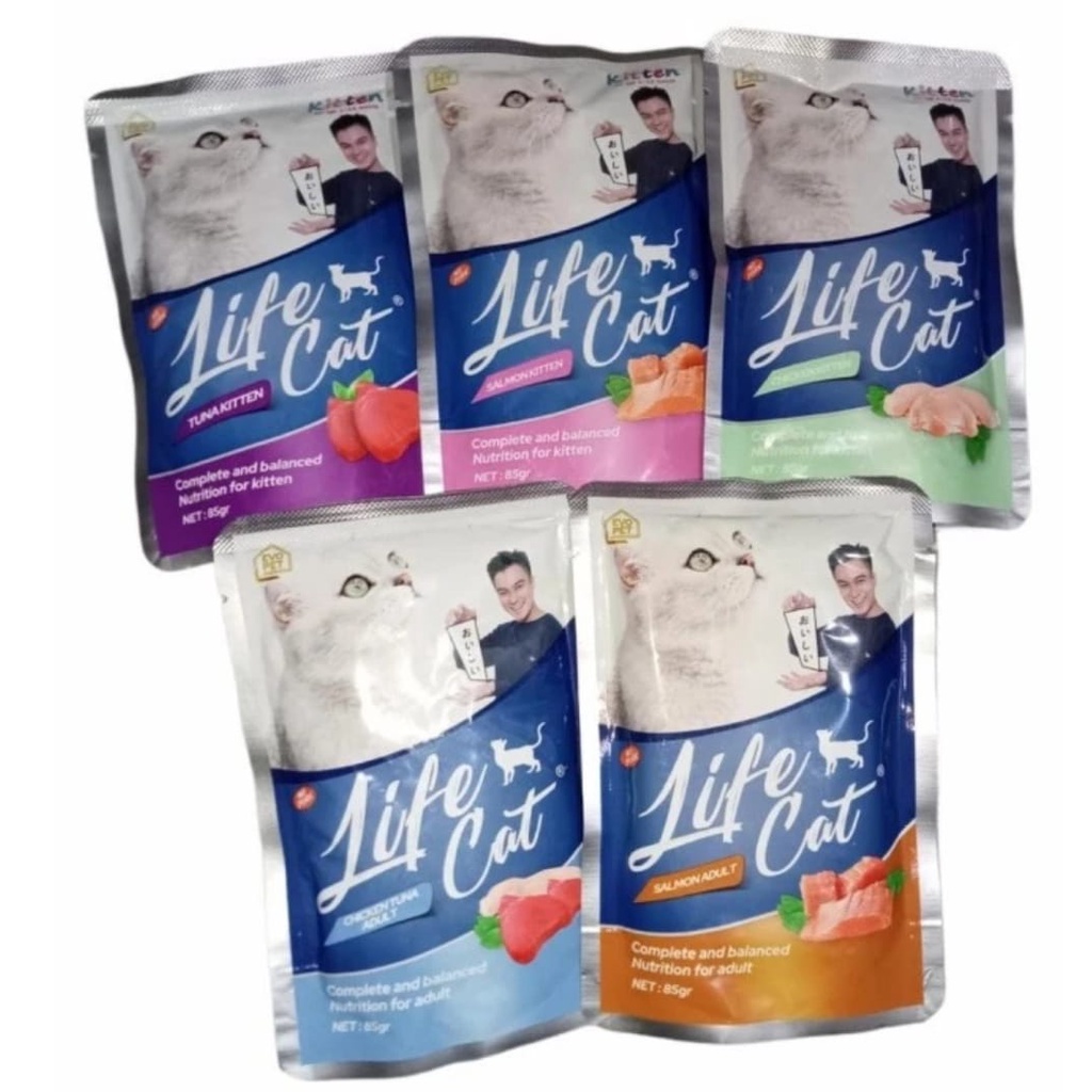 Jual Life Cat Pouch All Variant 85gr - Makanan Basah Kucing | Shopee ...
