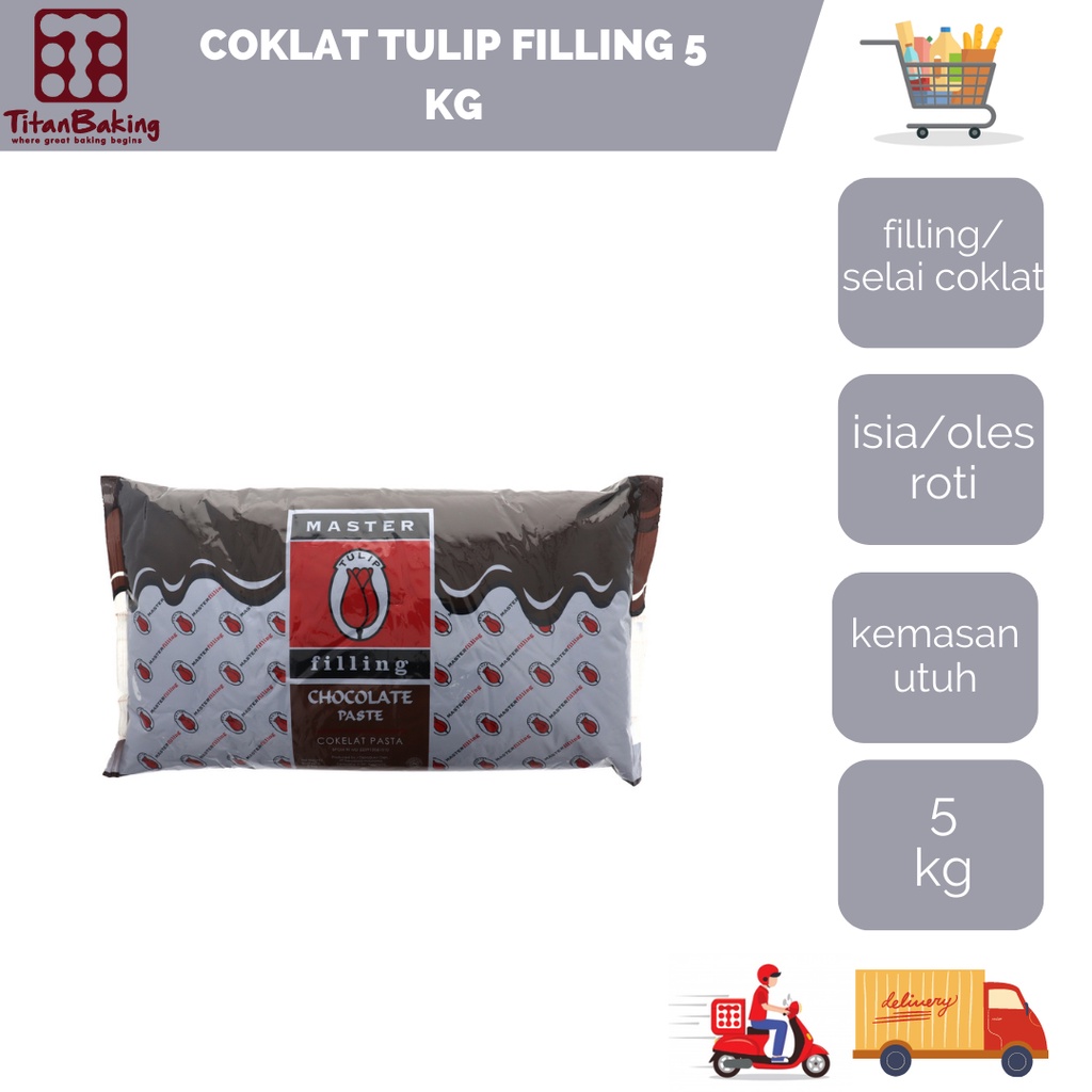 Jual Selai Coklat Filling Tulip 5 Kg | Shopee Indonesia