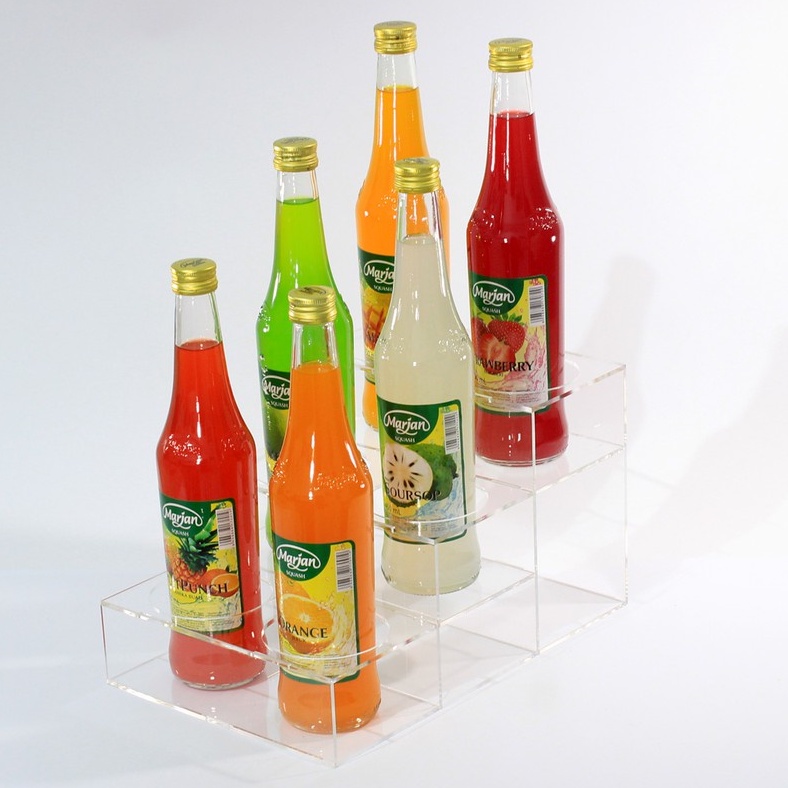 Jual RAK BOTOL SIRUP AKRILIK isi 6 / RAK SIRUP isi 6bh | Shopee Indonesia