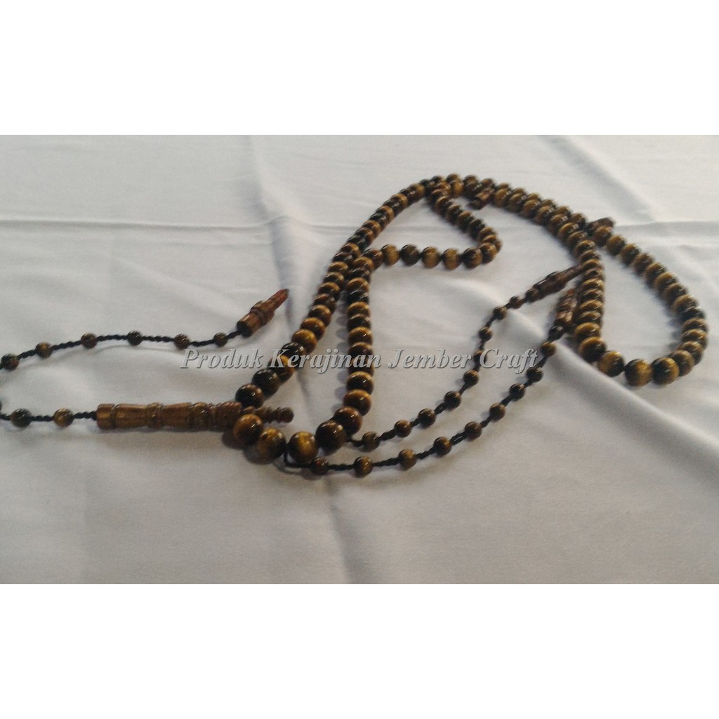 Jual Tasbih TALI ARUS MAS Model Turkey 99 Biji 12 mm | Shopee Indonesia