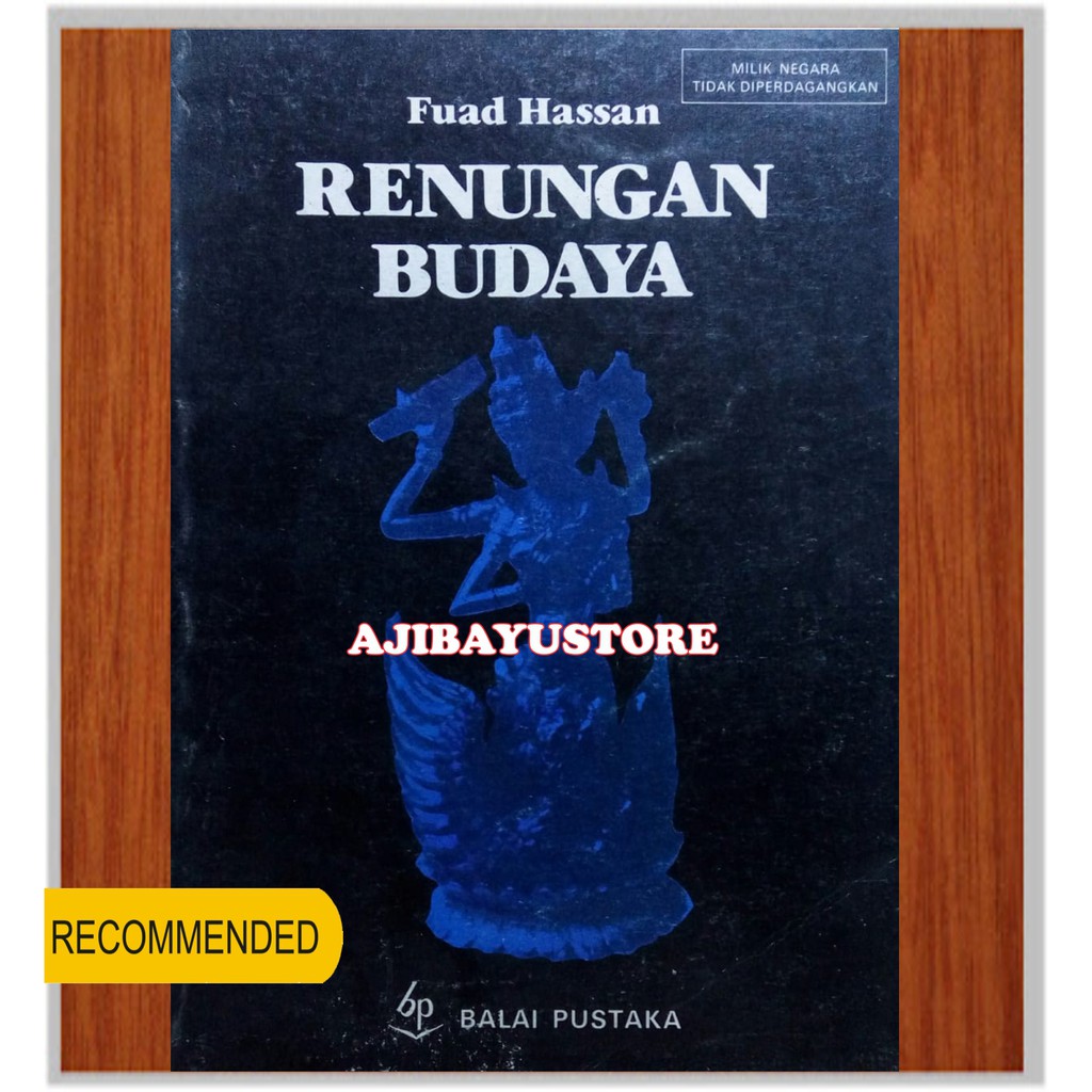 Jual Buku Renungan Budaya Fuad Hassan Balai Pustaka | Shopee Indonesia