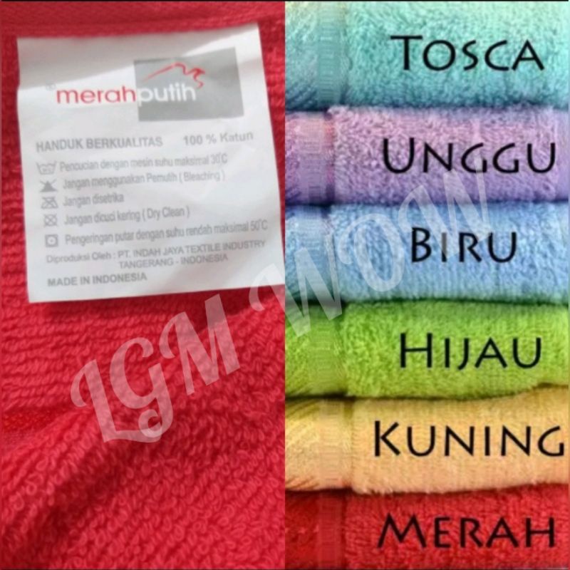 Jual HANDUK MERAH PUTIH 30x70, 50x100, 70x140 | Shopee Indonesia