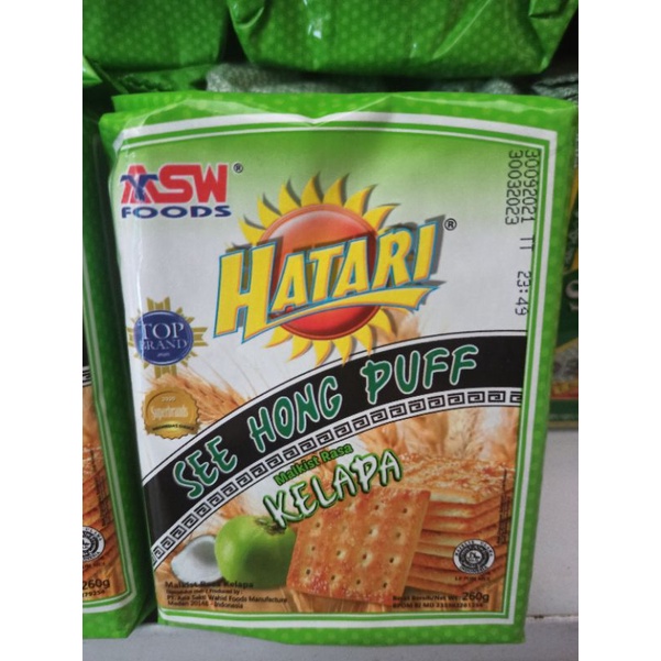 Jual Hatari Biskuit Malkist See Hong Puff Margarin Kelapa 260g | Shopee ...