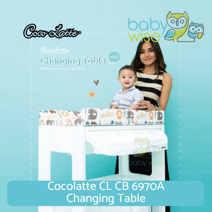 Jual Cocolatte Changing Table - Tempat Ganti Popok Bayi | Shopee Indonesia