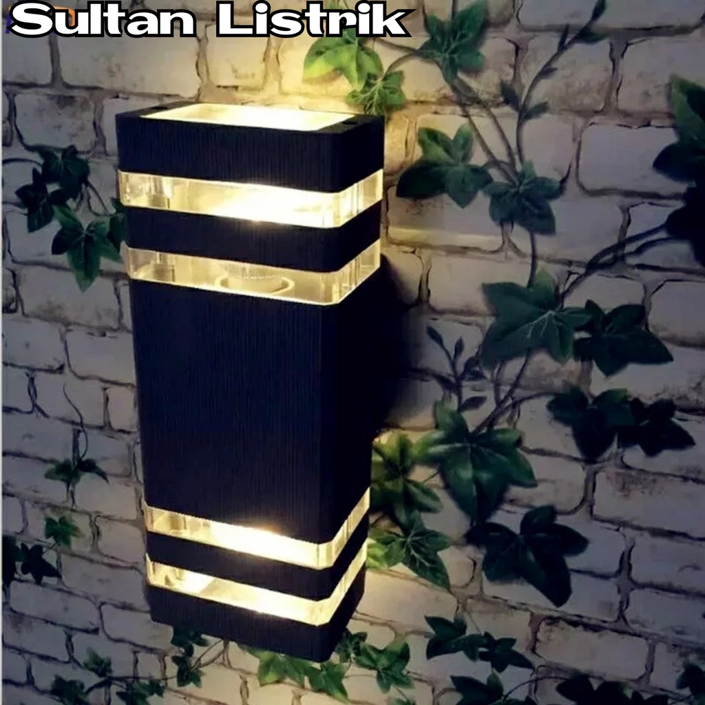Jual LAMPU DINDING MINIMALIS WALL LED TEMPEL HIAS TAMAN PILAR TERAS ...