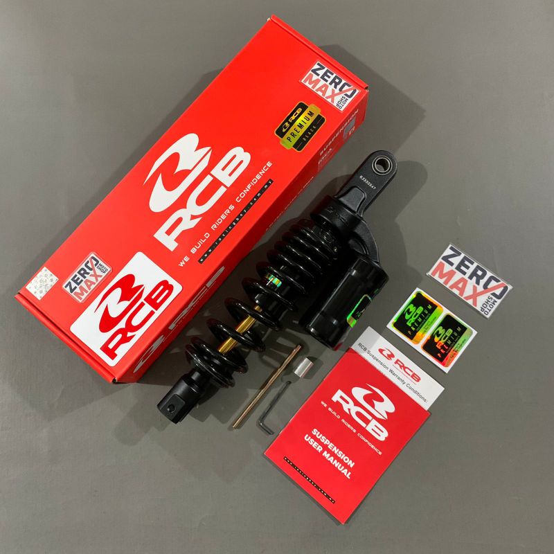 Jual Shock Shockbreaker RCB Racing Boy MB2 MB-2 330mm Black Premium ...