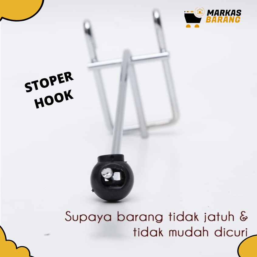 Jual Stopper Hook/Penahan Gantungan Aksesoris/Penahan Pengait | Shopee ...
