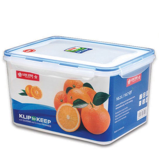 Jual Lion Star KP-59 Klip To Keep 1802 (10,2 L) Kotak Makan Besar ...