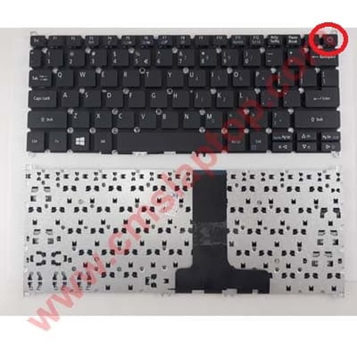 Jual Keyboard Acer Aspire One ES1-132 Tombol Power Series | Shopee ...