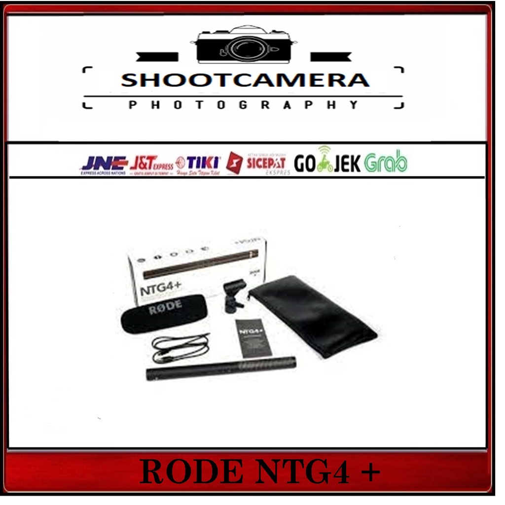 Jual RODE NTG4+ SHOTGUN MICROPHONE - RODE NTG4 PLUS RESMI | Shopee ...