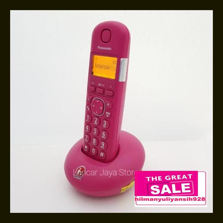 Jual Hil4Dtlop Telephone Rumah Whirless Pansonic Kx-Tgb210 (Pink ...