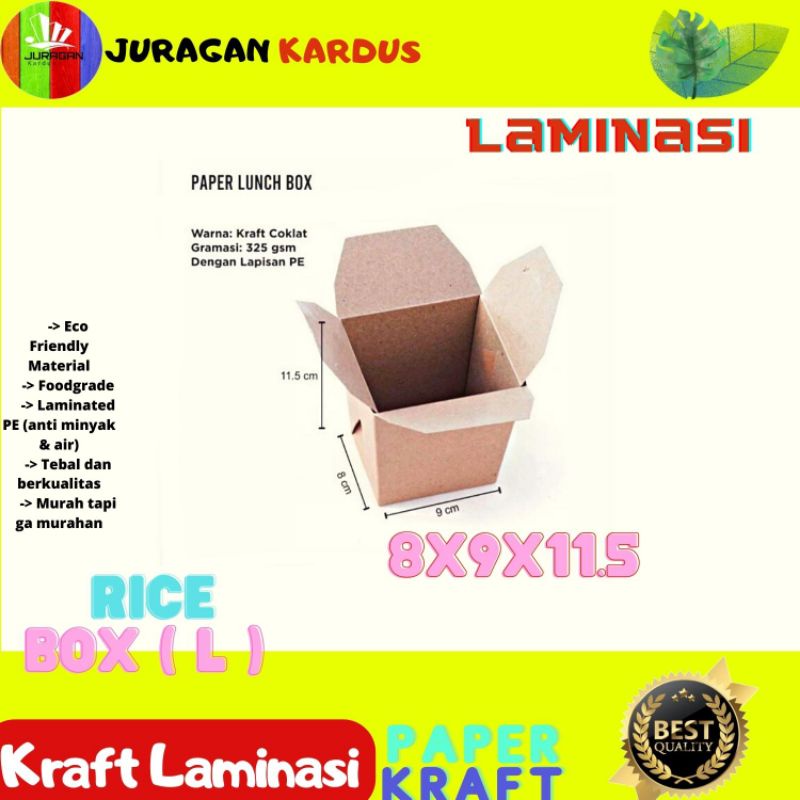 Jual RICE BOX L / TEMPAT MIE AYAM / DUS NASI / DUS KUE | Shopee Indonesia