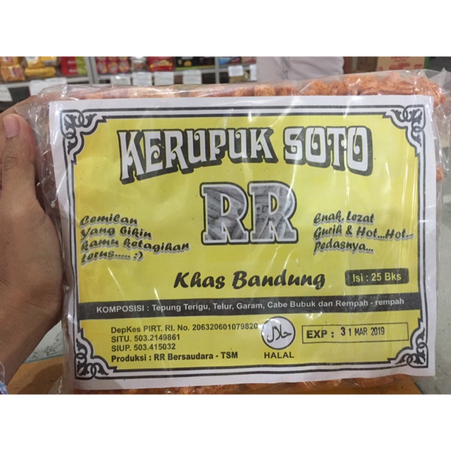 Jual KRUPUK SOTO KHAS BANDUNG | Shopee Indonesia
