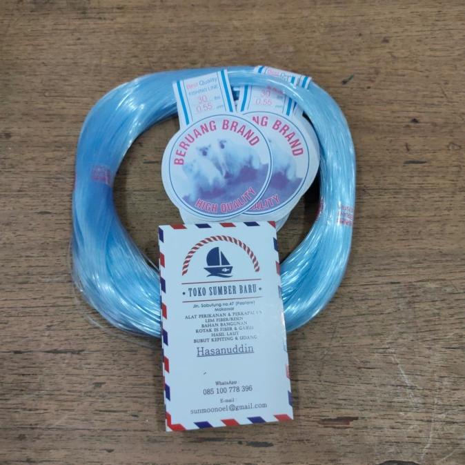 Jual :>:>:>:>] Senar tasi Beruang Biru 30lbs | Shopee Indonesia