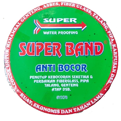 Jual Lakban Anti Bocor Perekat Atap Talang Seng Aspal Lem Super Band ...