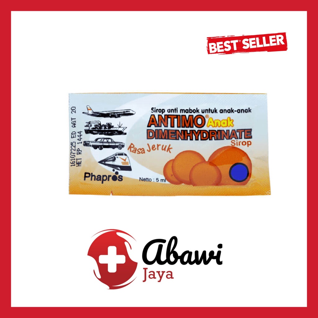 Jual [AB] Antimo Anak Rasa Jeruk 5 ml Sachet / ANTIMO JERUK PER SACHET ...