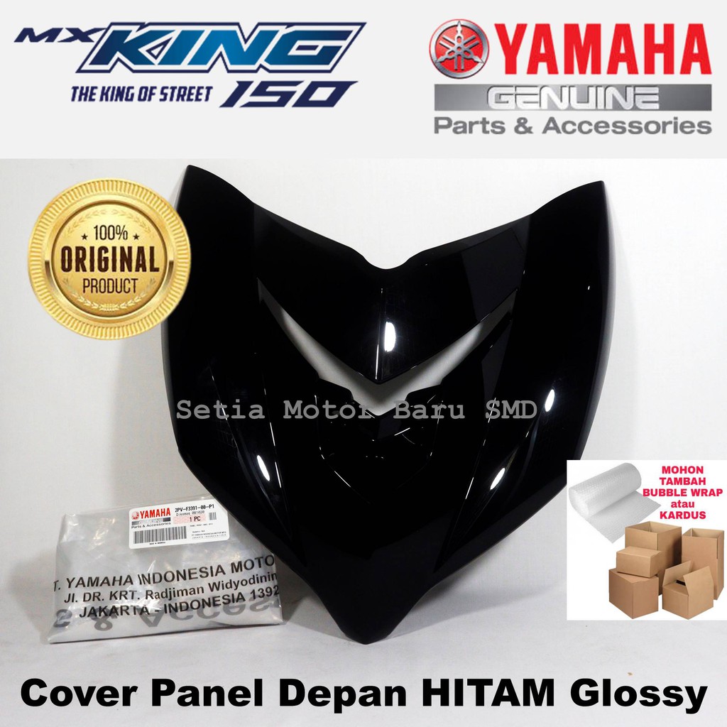 Jual Yamaha Panel Tameng Depan Front Hitam Glossy Motor Mxking Mx King ...