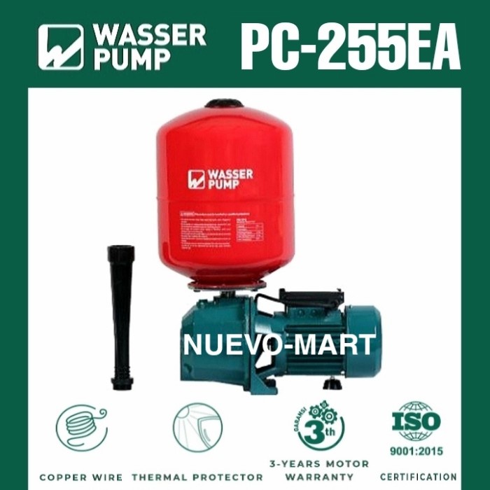 Jual WASSER Jet Pump Pompa Air Dalam PC255EA / PC 255EA / PC 255 EA ...