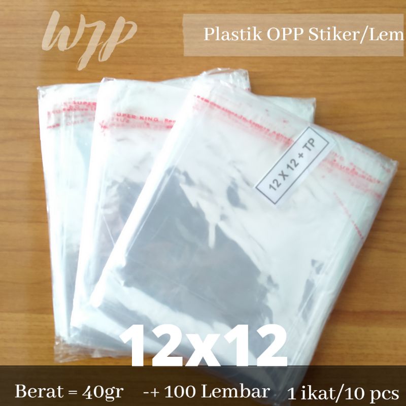 Jual Opp Plastik Bening 12x12 Isi 100 / Plastik SEAL 12x12 | Shopee ...