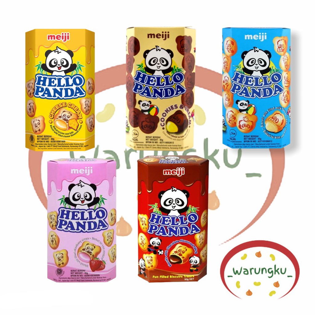 Jual Hello Panda Aneka Rasa Biskuit Isi 45gr Helo Panda | Shopee Indonesia