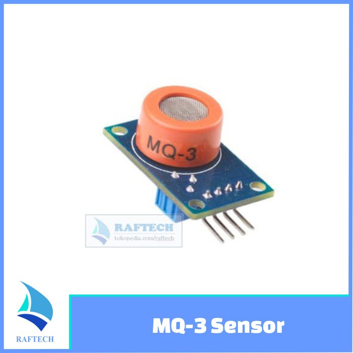 Jual MQ3 / MQ-3/ MQ 3 - Sensor alkohol ethanol gas | Shopee Indonesia