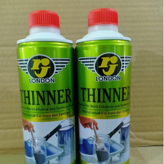 Jual Thinner Tiner Pelarut Pengencer Cat Serbaguna RJ London (400ml ...