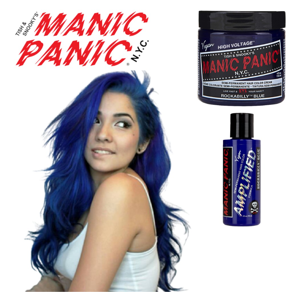 Jual Manic Panic Rockabilly Blue (classic, Amplified) | Shopee Indonesia