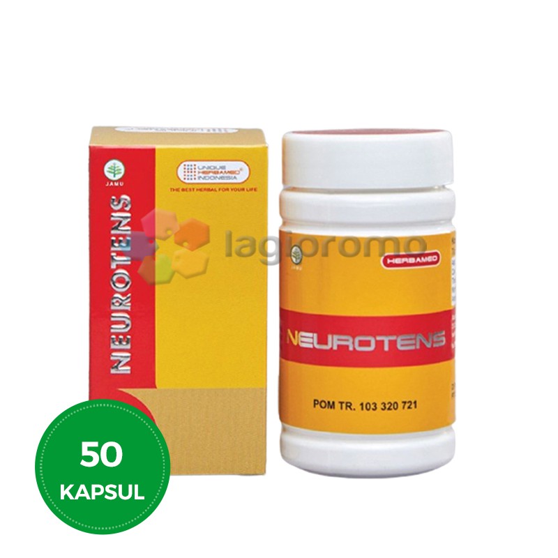 Jual Herbamed Neurotens 50 Kapsul Obat Darah Tinggi dan Sirkulasi Darah ...
